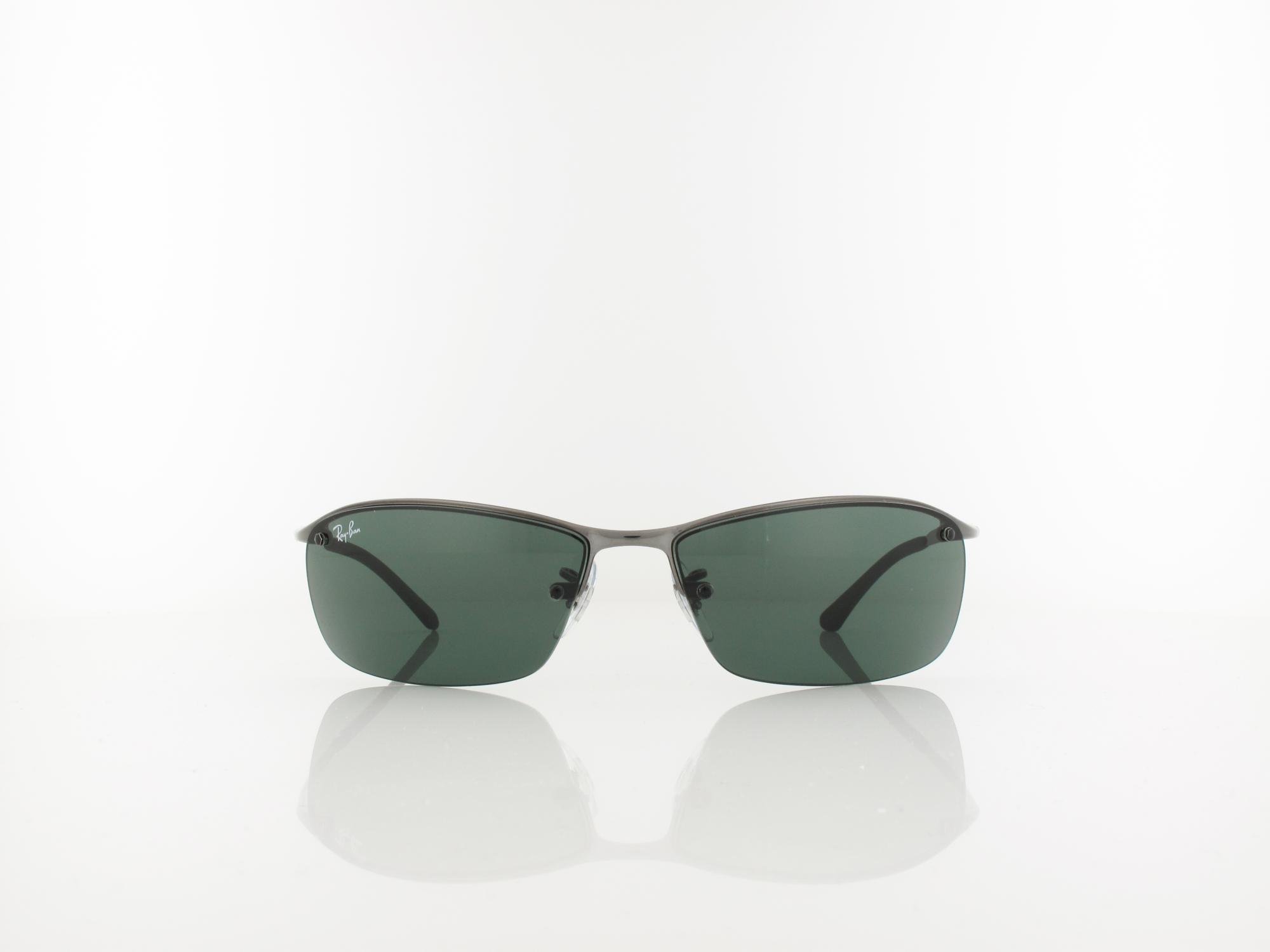 Ray Ban Top Bar RB3183 004/71 63 gunmetal / green