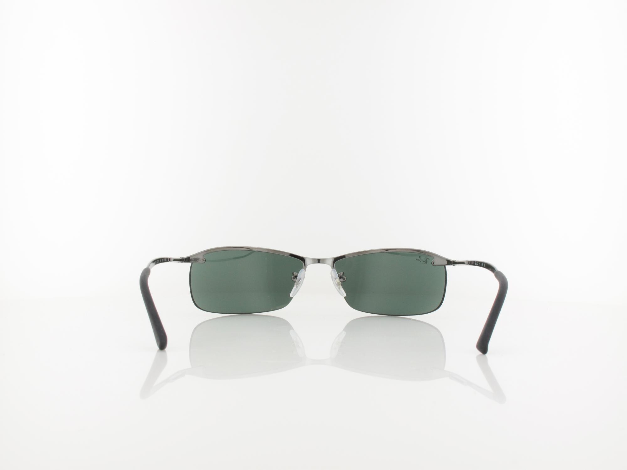 Ray Ban Top Bar RB3183 004/71 63 gunmetal / green