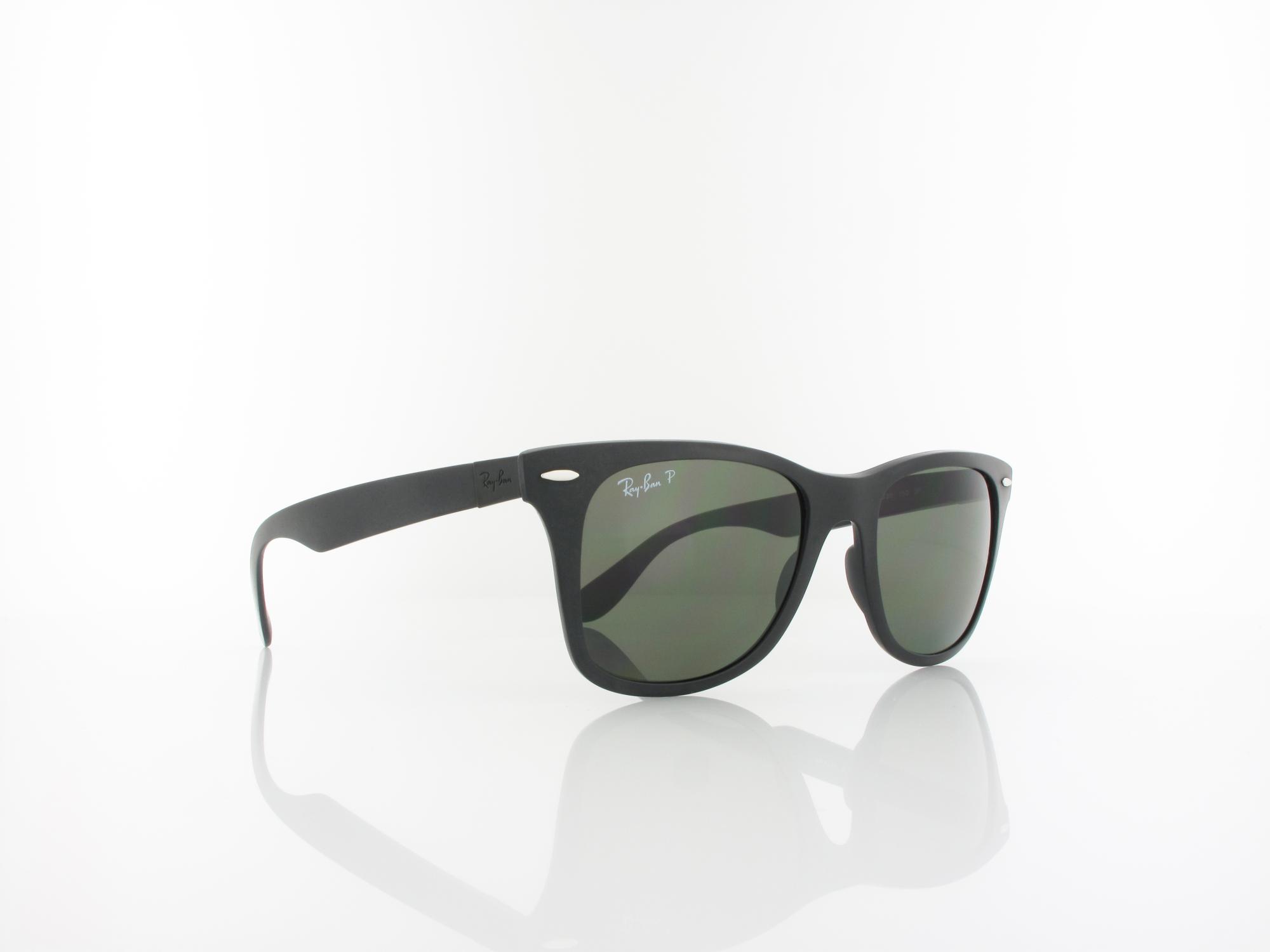 Ray Ban Wayfarer Liteforce RB4195 601S9A 52 matte black / polar green