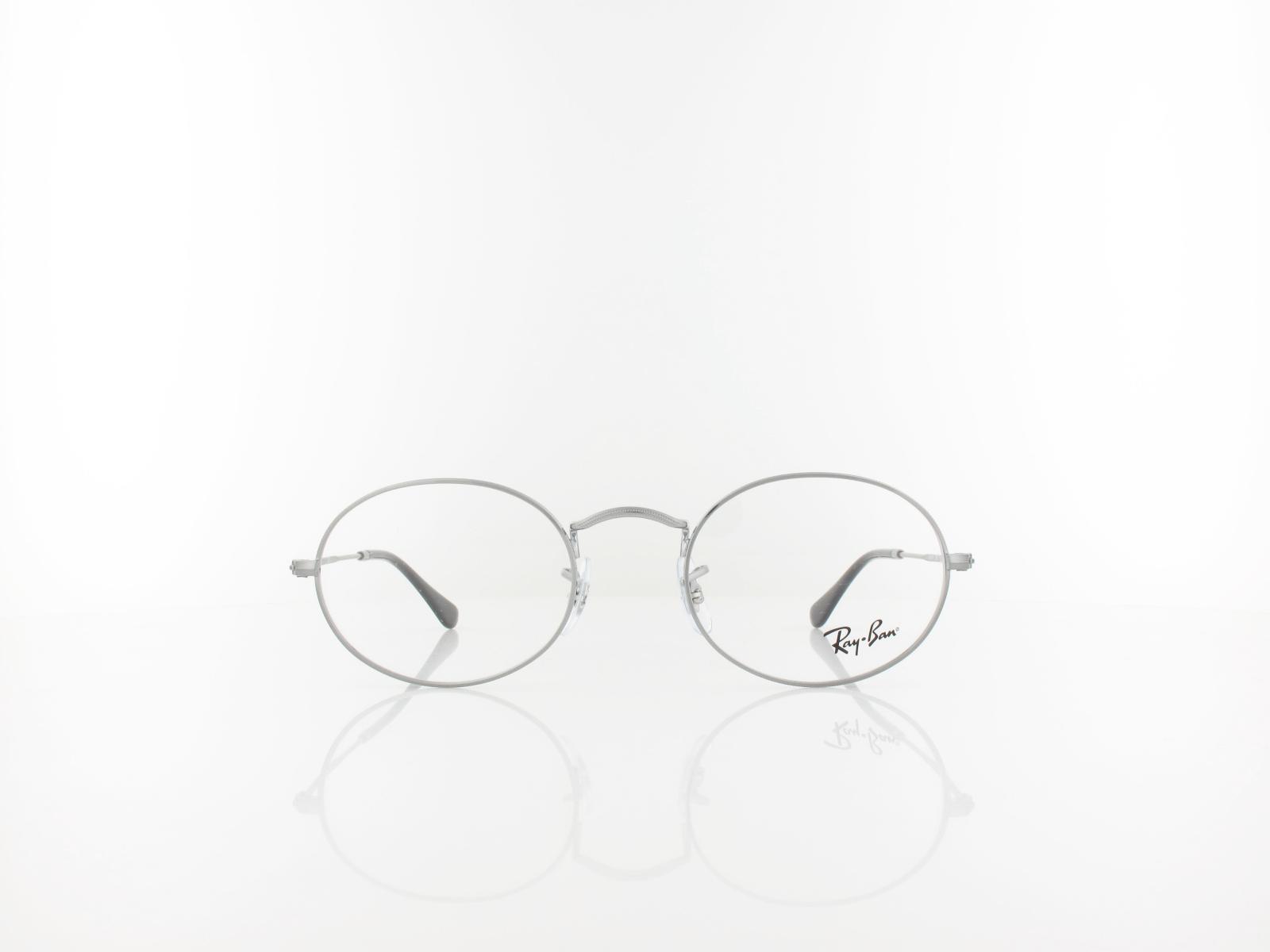 Ray Ban RX3547V OVAL 2502 51 gunmetal