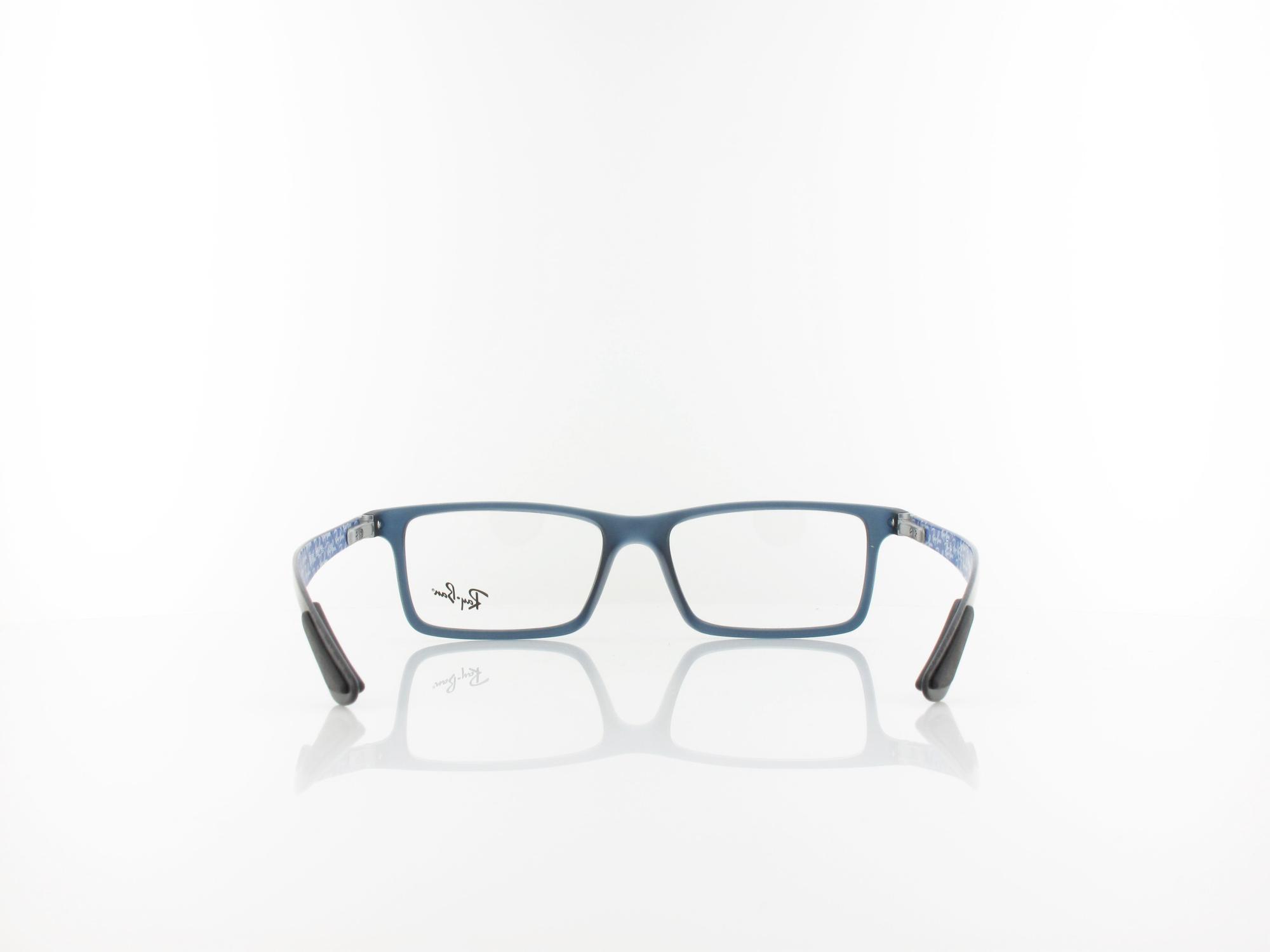 Ray Ban RX8901 5262 55 demi gloss blue