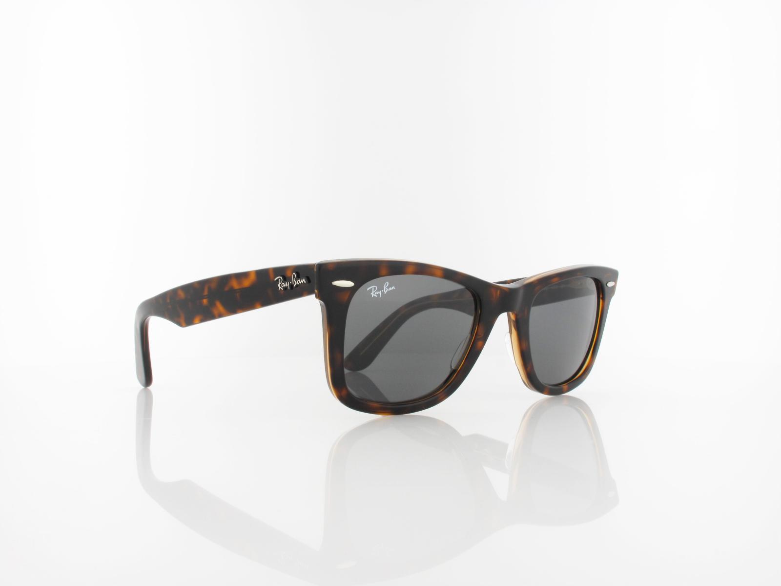 Ray Ban Original Wayfarer RB2140 1292B1 50 havana on trasparent light bro / dark grey