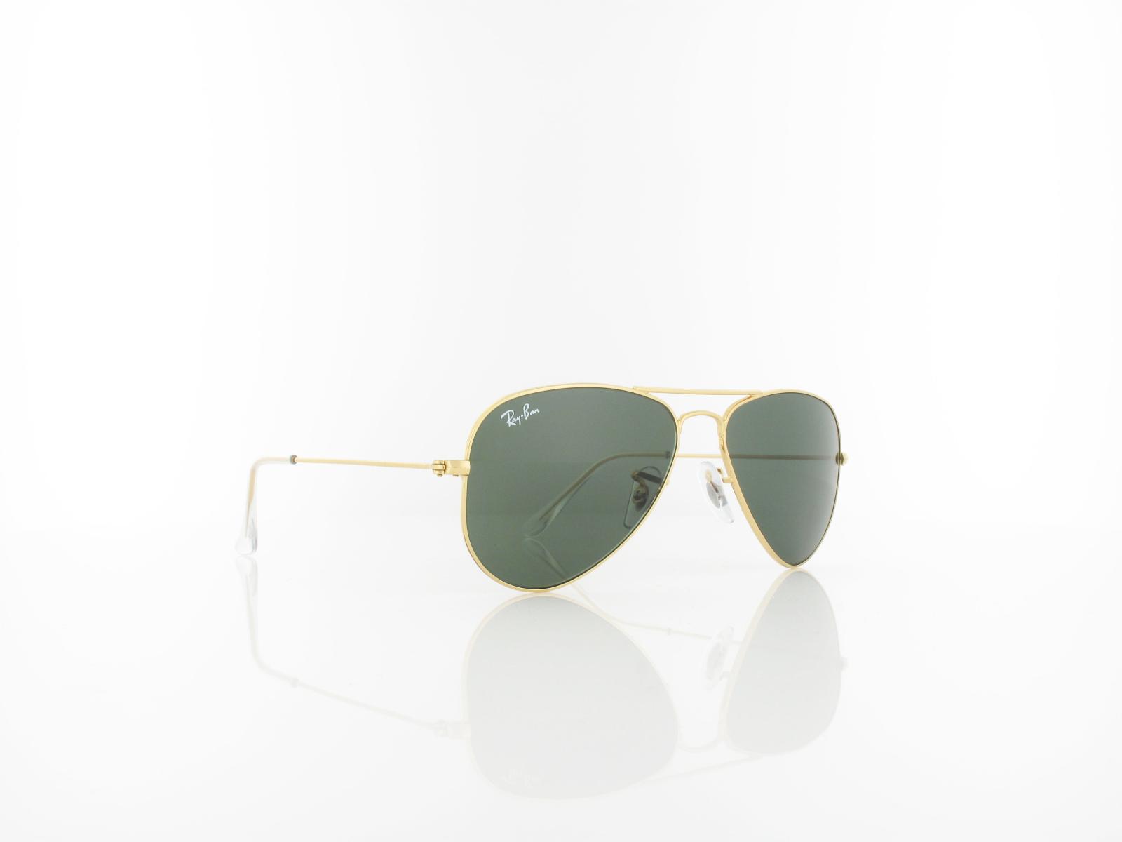 Ray Ban Aviator Small Metal RB3044 L0207 52 arista / crystal green