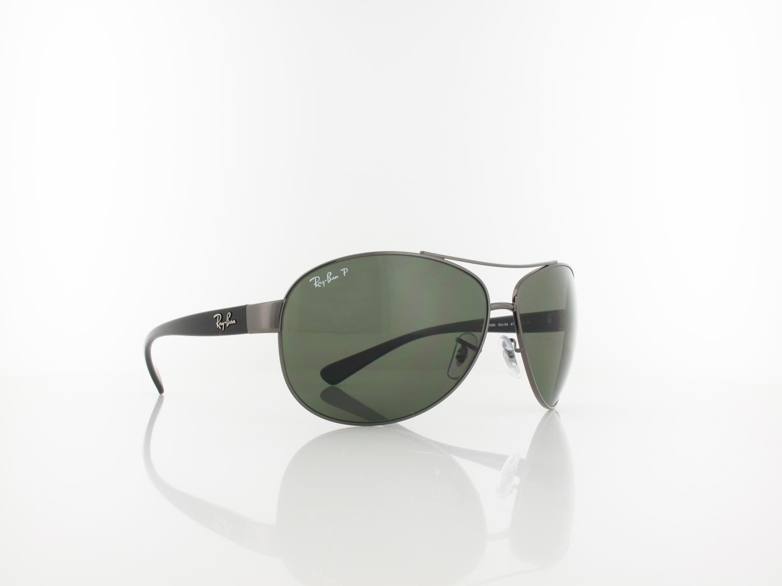 Ray Ban RB3386 004/9A 67 gunmetal / polar green