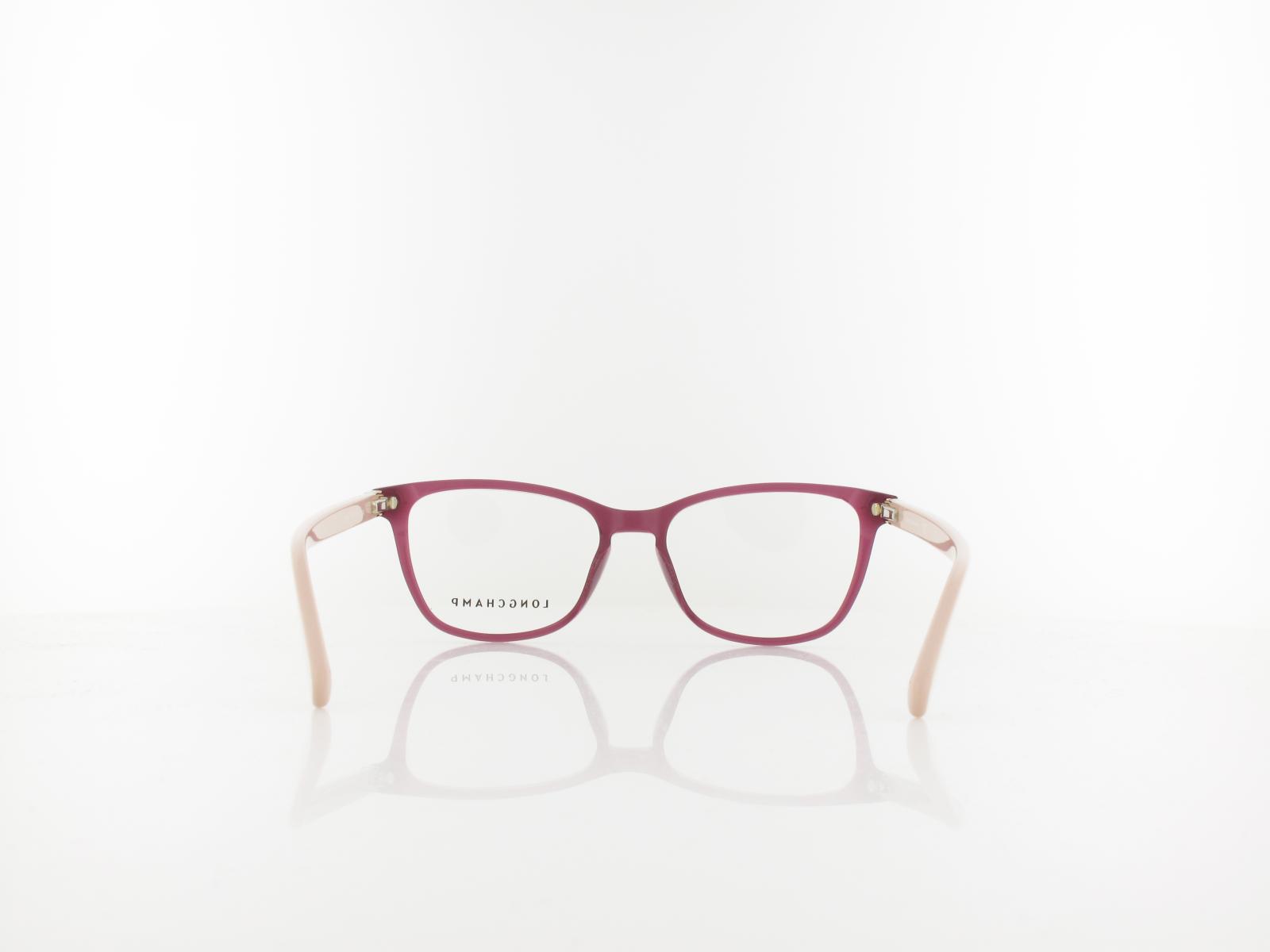 Longchamp LO2647 515 51 purple rose