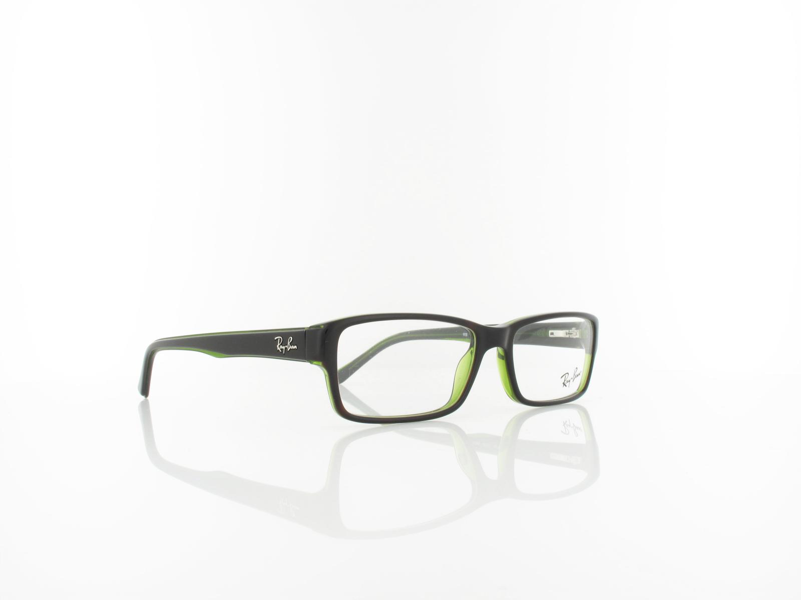 Ray Ban RX5169 2383 52 top havana on green transparent
