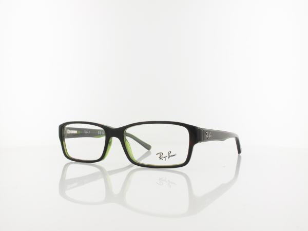 Ray Ban RX5169 2383 52 top havana on green transparent