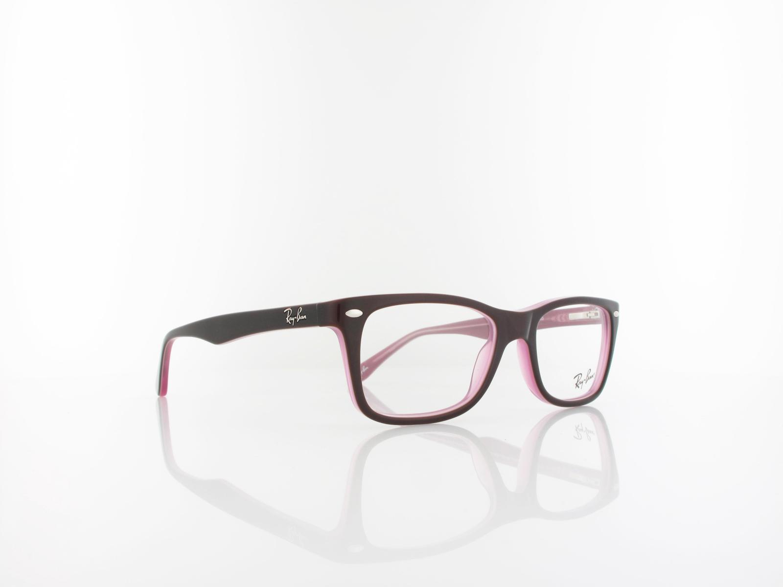 Ray Ban RX5228 2126 50 top brown on opal pink