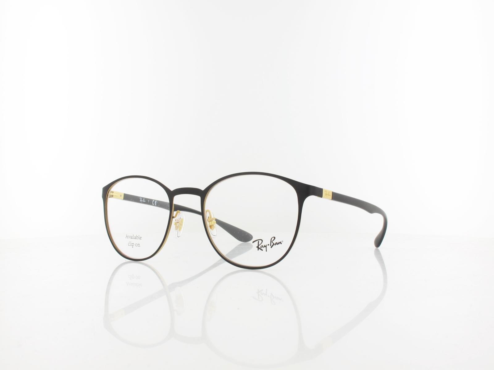 Ray Ban RX6355 2994 50 gold on top matte black