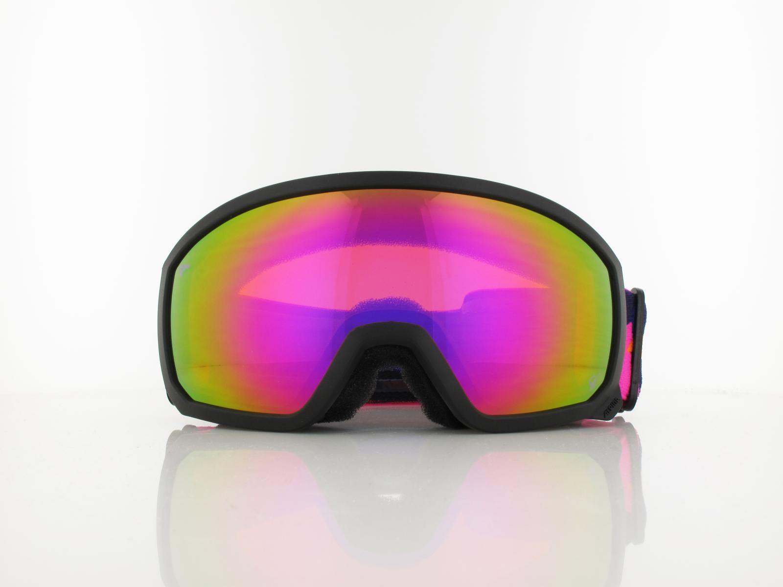 ALPINA SCARABEO JR Q-LITE A7257 853 black pink matt / Q-LITE pink