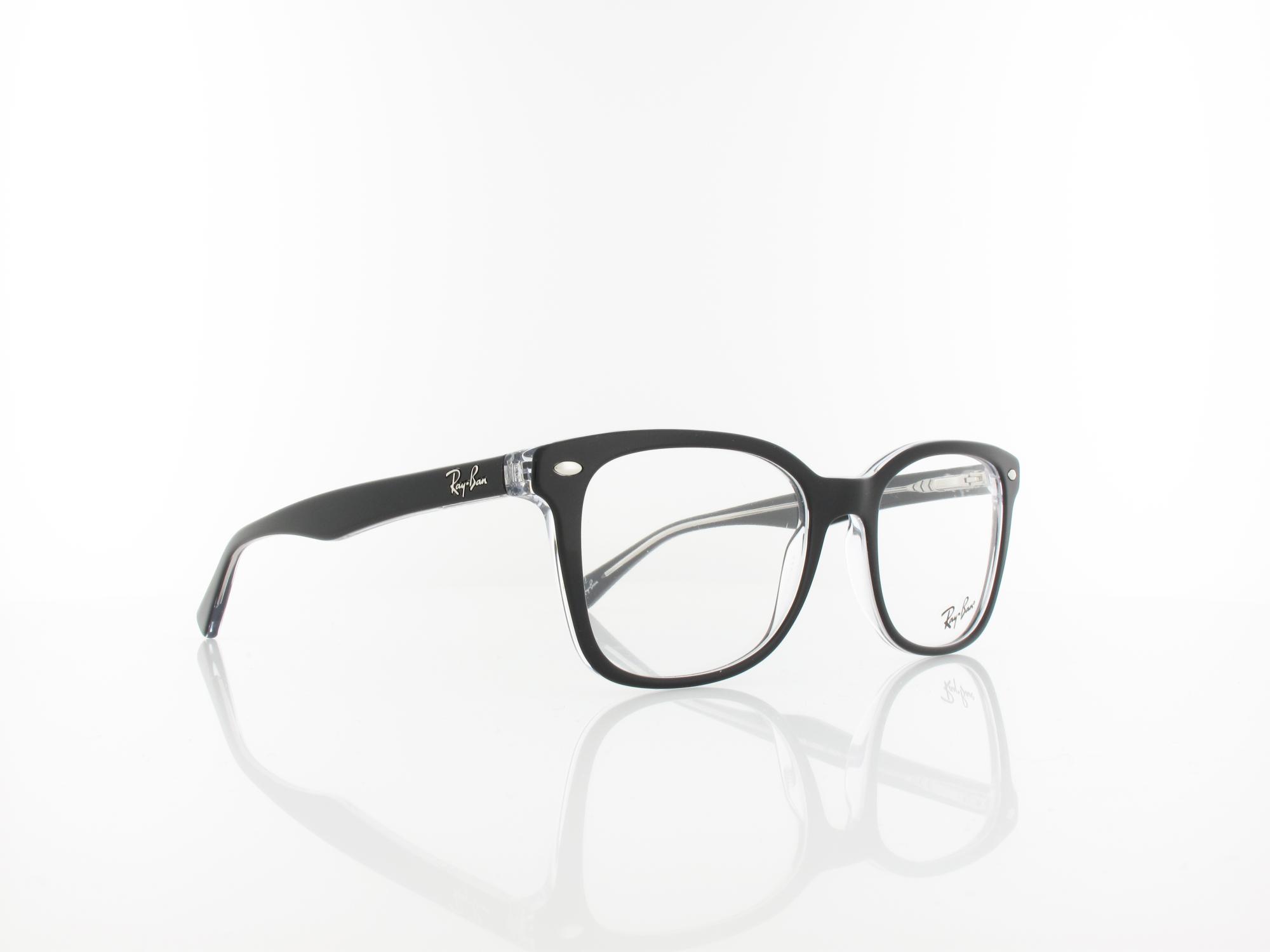 Ray Ban RX5285 2034 53 black on transparent