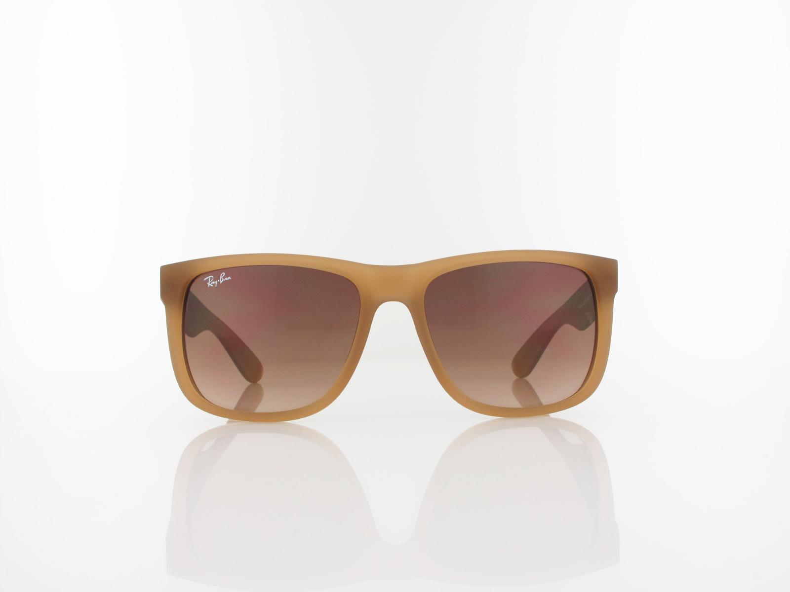 Ray Ban Justin RB4165 681413 55 rubber beige / brown gradient