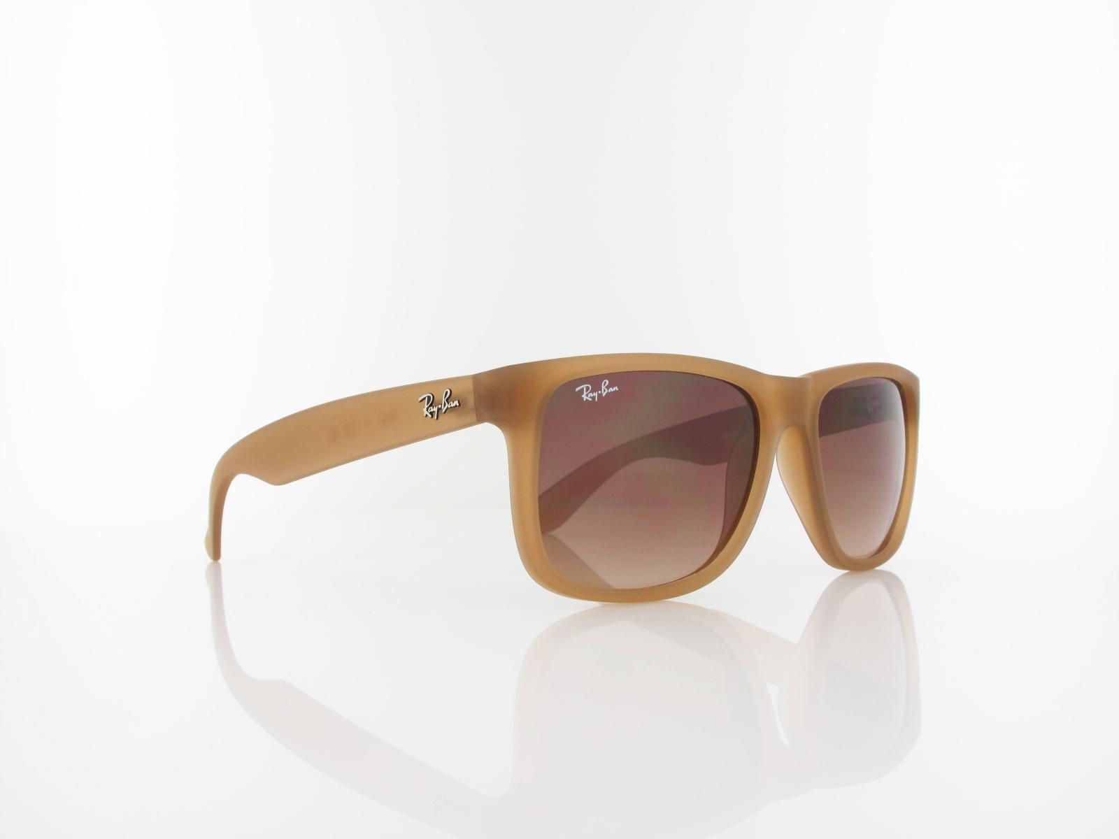 Ray Ban Justin RB4165 681413 55 rubber beige / brown gradient