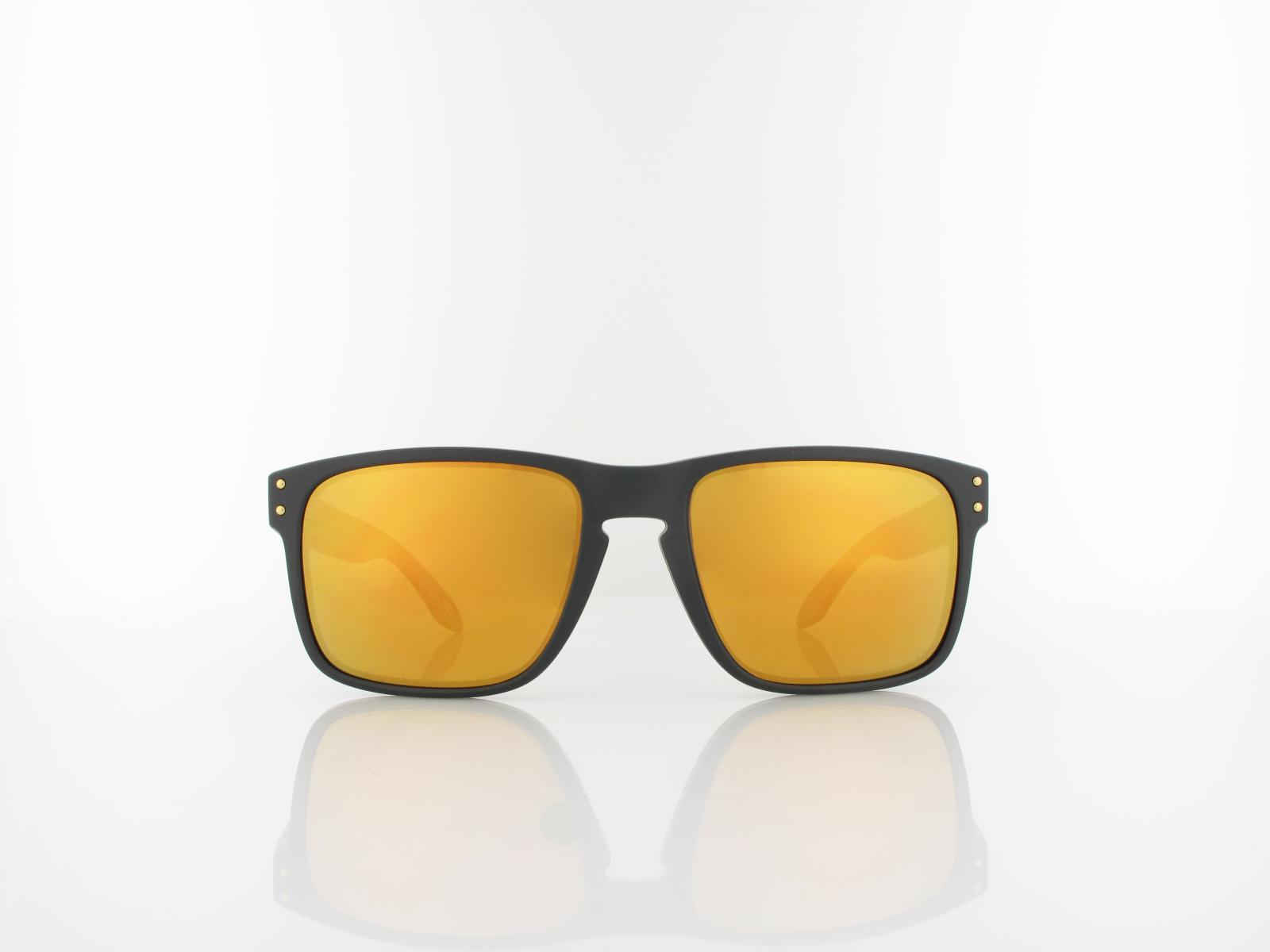 Oakley Holbrook OO9102 W4 55 matte carbon / prizm 24k polarized