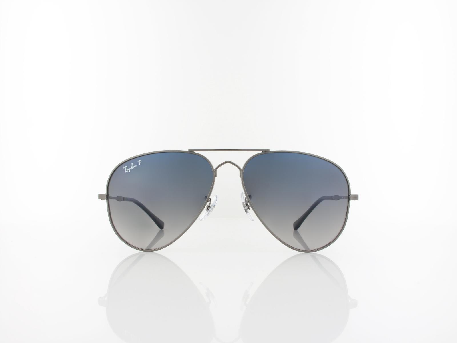 Ray Ban OLD AVIATOR RB3825 478 58 gunmetal / blue gradient polar