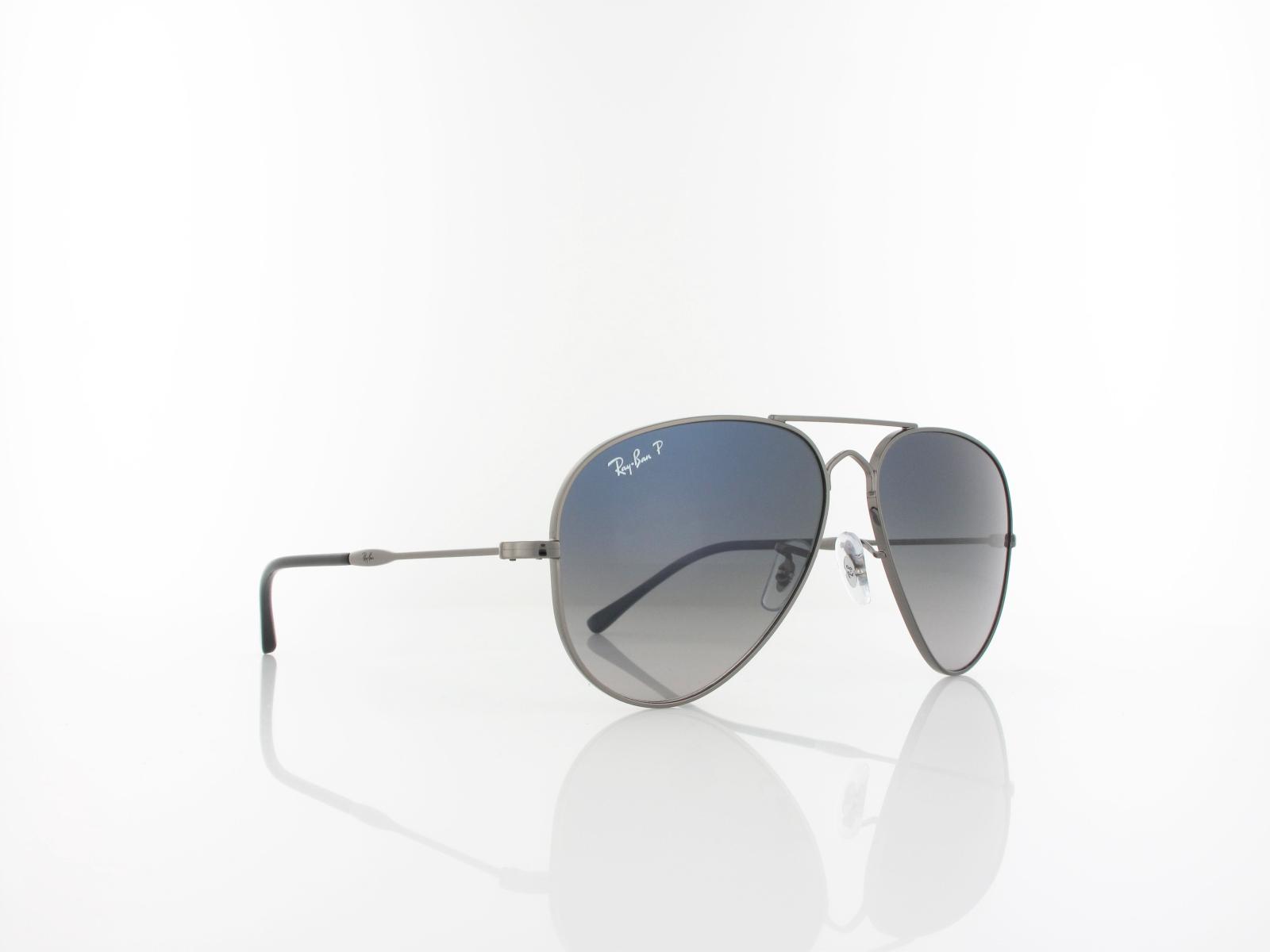 Ray Ban OLD AVIATOR RB3825 478 58 gunmetal / blue gradient polar